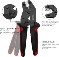 China Practical Multipurpose Cable Crimper Set , Portable Ratchet Crimping Tool Kit for sale
