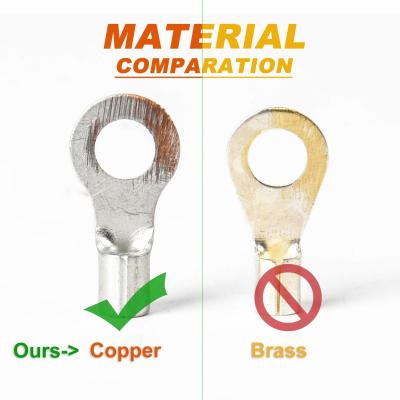 China Tin Plated Fork Non Insulated-Anschluss-Ansätze AWG-Lehre 22-16 16-14 12-10 260PCS zu verkaufen