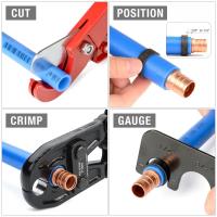 China Lightweight PEX Plumbing Crimping Tool Durable Ergonomic Design for sale