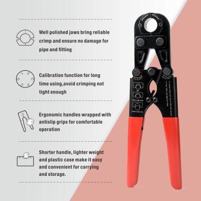 中国 実用的なPEXの圧着工具のキットの反摩耗の携帯用合金材料 販売のため