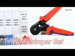 Practical Rustproof Wire Ferrule Crimper Kit Anti Abrasion Awg 23-7