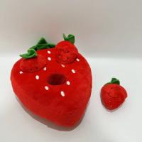 중국 New Strawberry Pet Toy Safe Customizable Dog Toy BSCI Factory 판매용