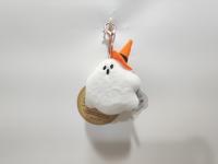 China Halloween White Ghost Plush Keychain 10cm - PP Cotton Filling, Pull-On Closure for Bag Decoration for sale