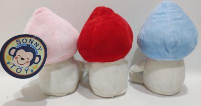 China Three color record moving mushrooms left and right electric plush toy soft comfort doll for sale
