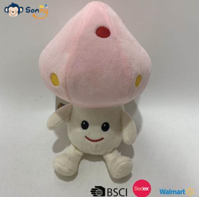China Three-Color Recording Left And Right Moving Mushroom Electric Plush Soft Doll for sale