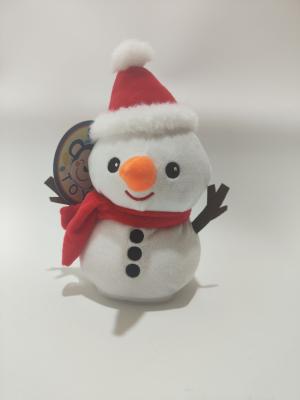 Китай Горячо продаваемая рождественская записывающая и повторяющая игрушка Снеговик Электронная игрушка Функциональная игрушка лучший подарок для детей продается