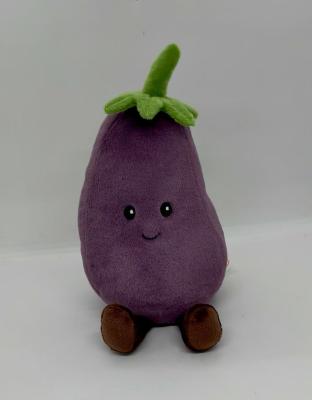 China Purple Eggplant Recording Plush Toy Made of Plush Material and 100% PP Cotton for sale