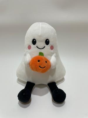 China 7 Pcs Assorted Ghost With Pumpkin Plush Toys, Cute Food Stuffed Animals For Kids And Home Decoration for sale