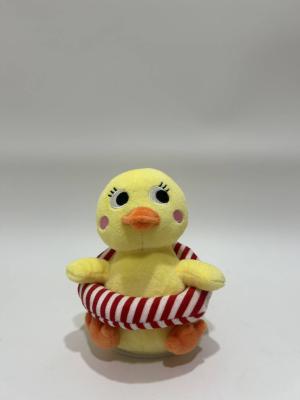 China Recording & Repeating Moving Left And Right Duck with a Swimming Ring for sale