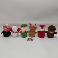 China 6 Assorted Christmas Plush Toys with Singing and Light Up Functions 30cm for sale