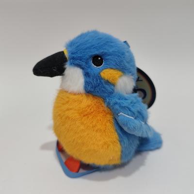 China Magnetic Shoulder-Standing Kingfisher Plush Toy for sale