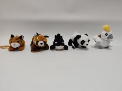 China Magnetic Shoulder Perch Plush 5 Animal Set Cute and Interactive Collection for sale