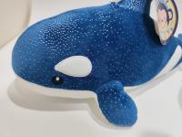 China Super Soft Plush Whale Stuffed Toy 2 Assorted Designs 30cm Cuddly Ocean Animal for sale