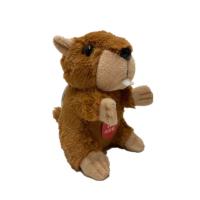 Китай сурок плюша 9cm свистя с ключевой цепью продается