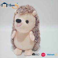 China Recording Speaking Hedgehog Plush Toy 30cm Cute Educational Repeat Toy for Kids for sale