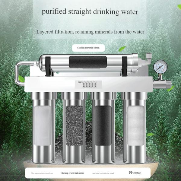 Quality Five Stage Stainless Steel Water Purifier Household Hotel Water Output 900L/H for sale