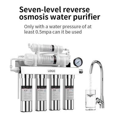 Cina 600GPD Purificatore d'acqua a osmosi inversa 7 fasi di monitoraggio TDS per l'acqua potabile in vendita