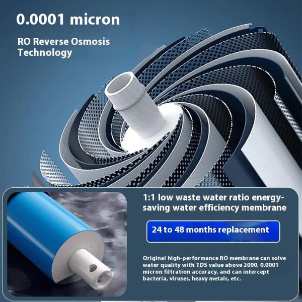 Quality Home Reverse Osmosis Drinking Water Purifier 5 Stage Filtration System for sale