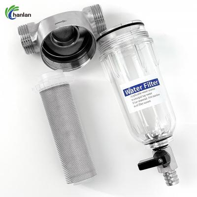 Cina Filtro per acqua in acciaio inossidabile 304 a flusso elevato da 4000L per uso domestico per particelle di sedimenti in vendita