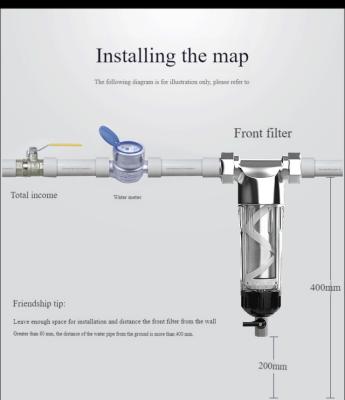 China Household Tap Sediment Water Filter SS316 Filter Screen 4000L for sale