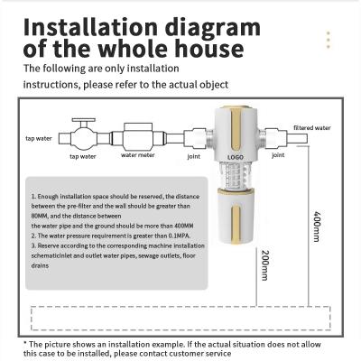 China 360 ° Fully Automatic Rotating Backwash Water Filter Household for sale
