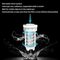 China 360 ° Fully Automatic Rotating Backwash Water Filter Household for sale
