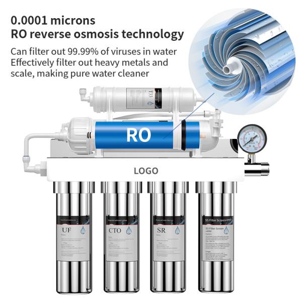 Quality 600G Stainless Steel RO Water Filter Corrosion Resistant 7 Stage for sale