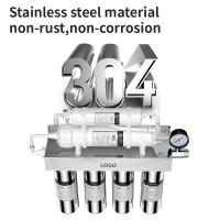 Quality 7 Stage Stainless Steel RO Water Filter Well Water Filtration System 600G for sale