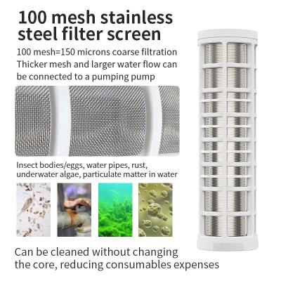 China Whole House Water Sediment Filter Household Tap Water Backwash Filter for sale