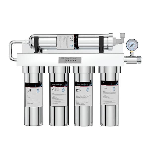 Quality Stainless Steel 5 Stages Water Filter Household UF Drink Tap Water Purifier for sale