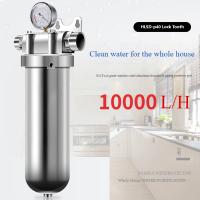 Quality Food Grade Stainless Steel Water Filter 40μM Filtration for Whole House for sale
