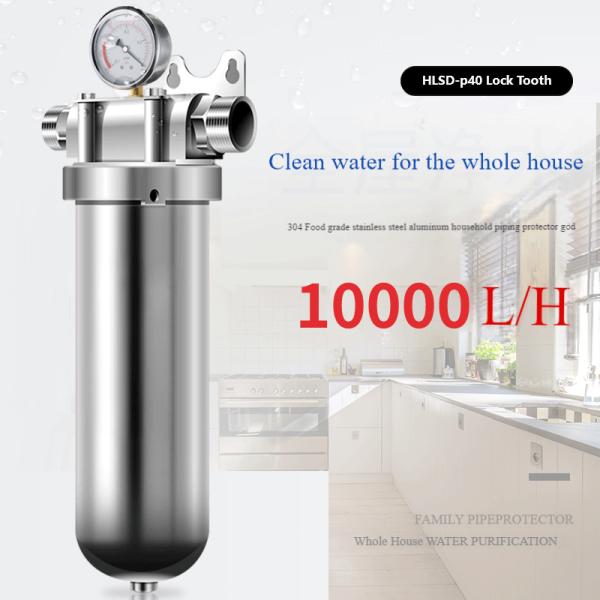 Quality Food Grade Stainless Steel Water Filter 40μM Filtration for Whole House for sale