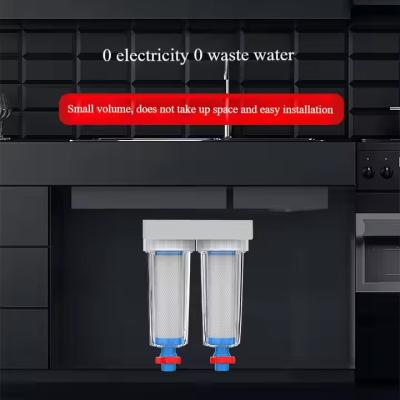 China Two Stage Kitchen Water Purifier Under Sink Sediment Filter 5 Microns for sale
