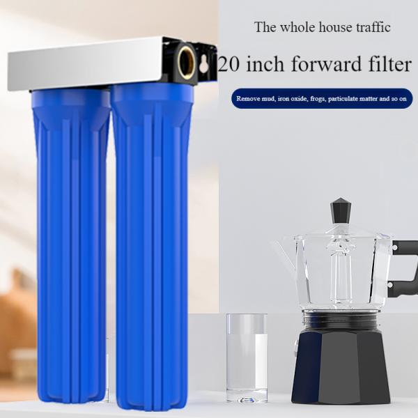 Quality Household Kitchen Ultrafiltration Water Filter Two Stage 20 Inch Removes Sediment for sale