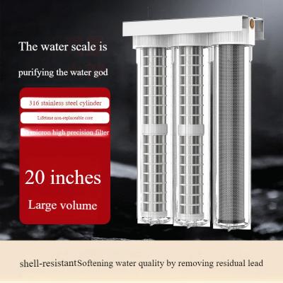 China 20 Inch Three Stage Ultrafiltration Water Filter Household Tap Water Filter for sale