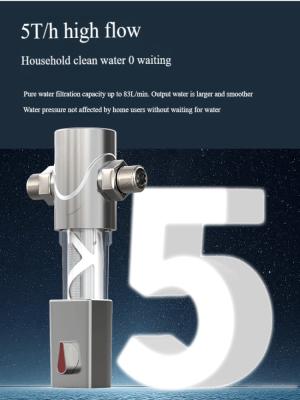 Cina 5 tonnellate grande flusso filtro sedimento casa intera sistema di filtro dell'acqua del rubinetto domestico in vendita