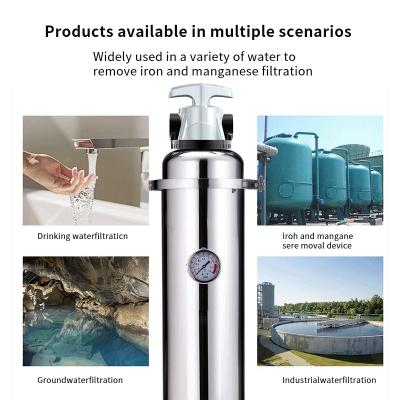 中国 3000~8000L 鉄とマンガンの除去のための家用 不同鋼の浄水器 販売のため