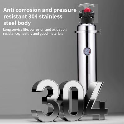 Cina Filtro di resina per addolcitore d'acqua centrale manuale SS304 scambiatore di ioni di calcio 1000L/h 2000L/h 3000L/h in vendita