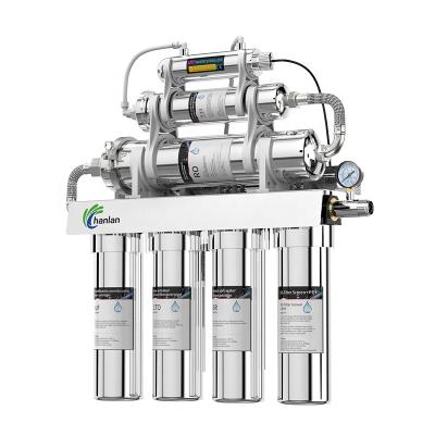China Convenient Installation 8 Stage Reverse Osmosis Water Filter Customizable Whole House Water Filter UV Lamp for sale