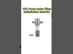 Wall Mount Sediment Water Filter System 40 Microns for Household Tap Water