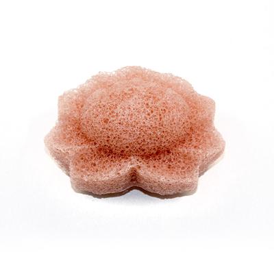 Cina Il fronte naturale molle del bagno dei bambini di forma del loto lava la spugna Konjac speciale in vendita