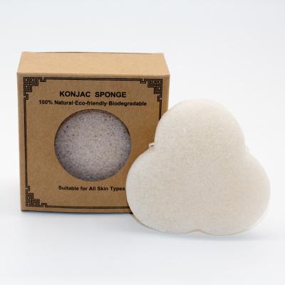 Cina La spugna facciale delicata della spugna facciale di verdure Konjac del fiore di Tripetal rimuove Whiteheads in vendita