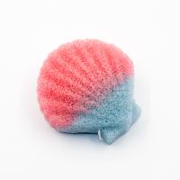 China Custom Round Gradient Natural Konjac Sponge 8.5cm*5.5cm*2.5cm for sale