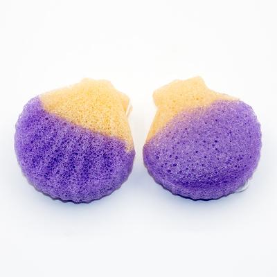 中国 Custom Round Gradient Natural Konjac Sponge 8.5cm*5.5cm*2.5cm 販売のため