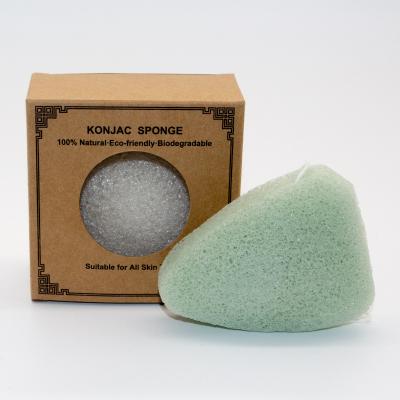 Cina Spugna di pulizia facciale Konjac del triangolo di cura personale per tutta la pelle in vendita