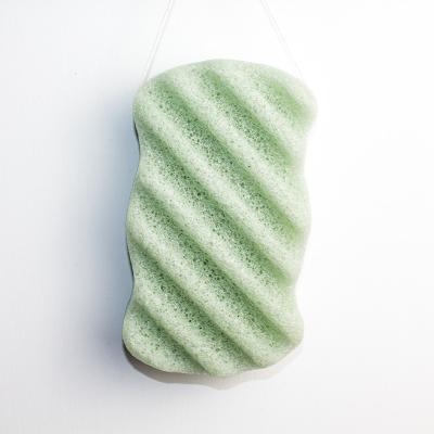 Cina Spugna Konjac della menta di 100% dell'ente profondo verde naturale del poro per la pulizia del fronte in vendita