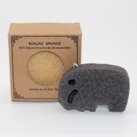 China Customized Bamboo Charcoal Konjac Sponge for sale