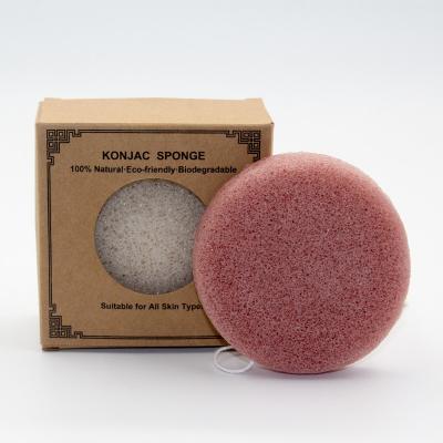 Cina Red Clay Charcoal Konjac Sponge in vendita