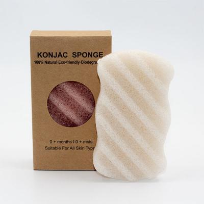 Cina Biodegradable Wave Konjac Sponge in vendita