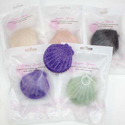 Китай 7.8*7.5cm Private Label Activated Shell Konjac Sponge For Skin Cleansing продается